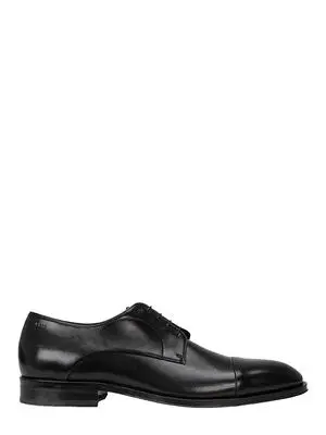 Hugo Boss Derrek Cap Toe Derby Shoes - Black