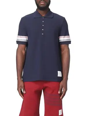 THOM BROWNE Polo Shirt In Cotton