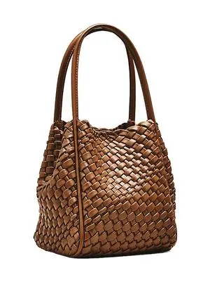 Anthropologie Hollace Woven Mini Tote - Neutral