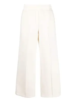 JIL SANDER Virgin Wool Trousers - White