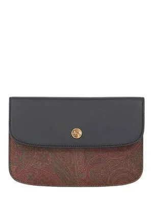 Etro Paisley-print Leather Wallet - Brown