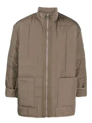 ÉTUDES STUDIO Parisii Zip-up Parka Coat - Brown