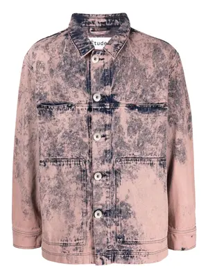 ÉTUDES STUDIO Hopper Denim Shirt Jacket - Pink