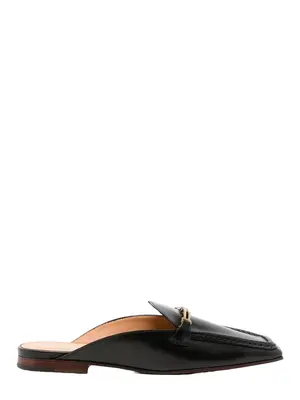 TOD'S Square-toe Flat Mules Black