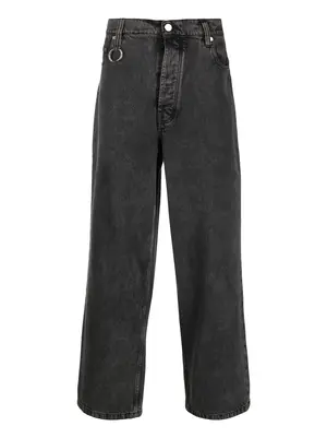 ÉTUDES STUDIO District Mid-rise Loose-fit Jeans - Black