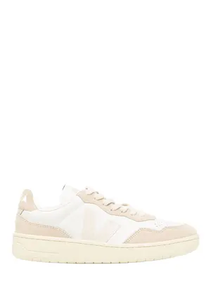 VEJA V-90 Panelled Sneakers - White