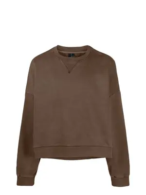 ENTIRE STUDIOS Drop-shoulder Crew-neck Sweatshirt - Brown