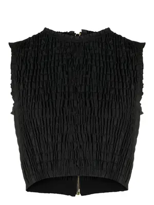PATOU Patou Smock-Detail Crop Top