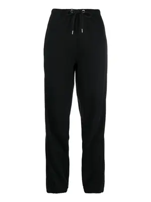 Moncler Panelled Cotton-blend Track Pants - Black