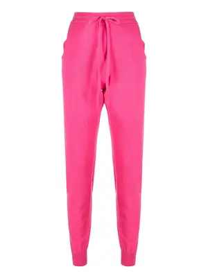 TEDDY CASHMERE Milano Cashmere Track Pants By - Pink