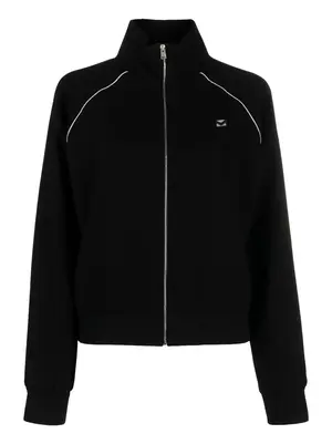 Tory Burch Crepe Track Jacket - Black