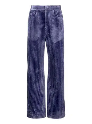 Isabel Marant Daryl Corduroy Trousers - Purple