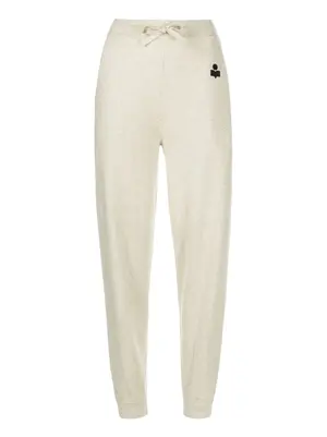 MARANT ETOILE Kira Knitted Trousers - Neutrals