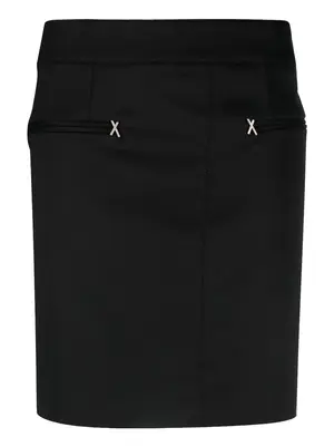 GENNY Crystal-embellished Skirt - Black