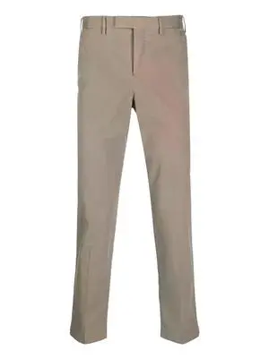 PT TORINO Straight-leg Tailored Trousers - Neutrals