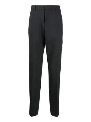 BOSS Slim-cut Mid-rise Trousers - Black