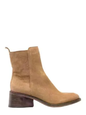 Moma Suede Ankle Boots - Neutrals