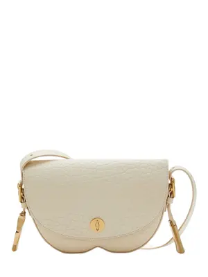 BURBERRY Burberry Leather Saddle Bag