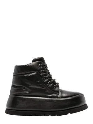 Marsèll 65mm Bombo Leather Boots - Black
