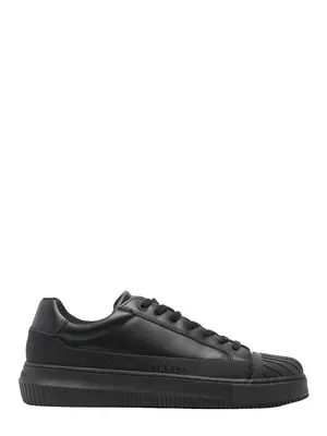 Calvin Klein Leather Low-top Sneakers - Black