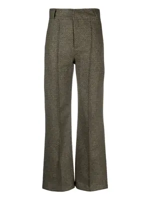 DESTREE Yoshitomo Straight-leg Trousers - Green