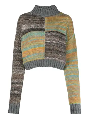 DESTREE Damien Melange Knit Jumper - Grey