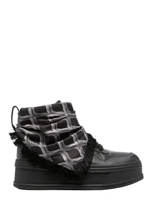 Liu Jo Selma Scarf-detail Sneakers - Black
