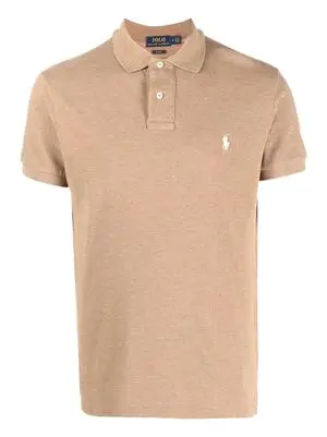 Polo Ralph Lauren Embroidered Pony Polo Shirt - Neutrals