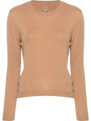 TEDDY CASHMERE Roma Cashmere Jumper - Brown