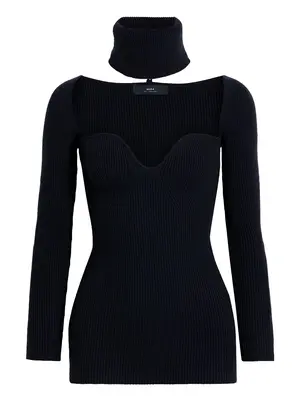Arch4 Amandine Convertible Cashmere Sweater - Navy