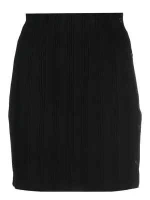CALVIN KLEIN Calvin Klein Jeans Logo Patch Cotton Skirt