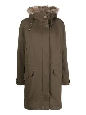 YVES SALOMON Shearling-Trim Hooded Parka