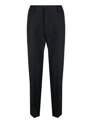 BOSS Logo Patch Tapered Trousers - Black