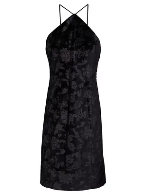 Rag & Bone Fara Velvet-jacquard Dress - Black