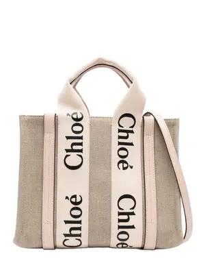 Chloé Small Woody Tote Bag - Neutrals