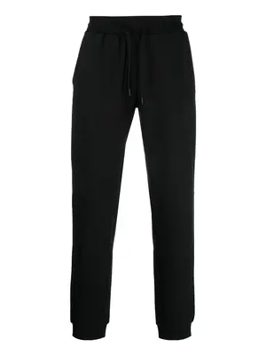 Tommy Hilfiger Logo-rubberised Track Pants - Black