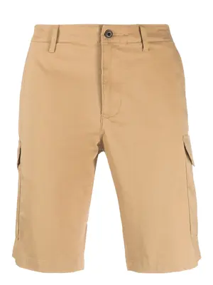 Tommy Hilfiger Harlem Logo-embroidered Cargo Shorts - Neutrals