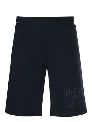 Tommy Hilfiger Logo-print Track Shorts - Blue