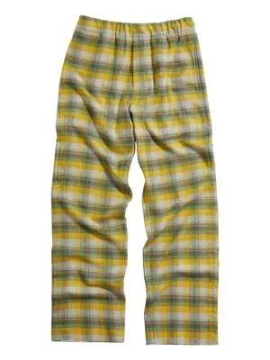 Zegna X The Elder Statesman Silk-cashmere Track Pants - Yellow