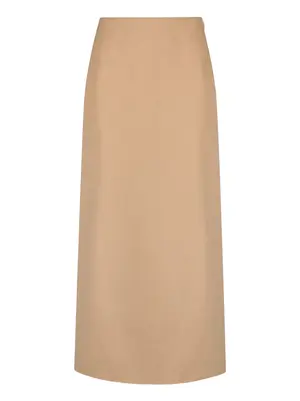 BY MALENE BIRGER By Malene Birger Palomie Wool Midi Skirt Neutrals