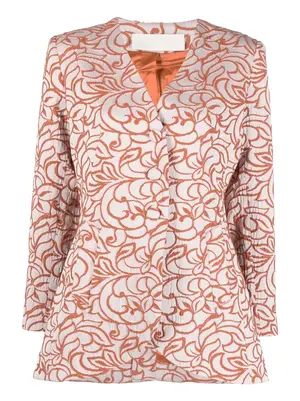 DESTREE Bridget Jacquard Jacket - Orange