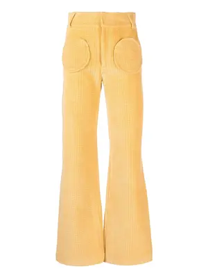 DESTREE Yoshitomo Corduroy Trousers - Yellow