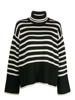 TOTÊME TOTEME Striped Wool-Cotton Jumper