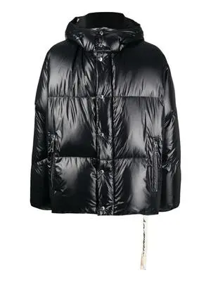 Khrisjoy Logo-tape Padded Jacket - Black