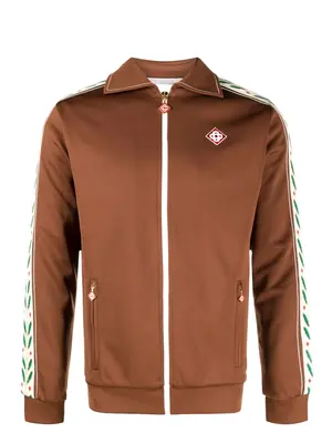 Casablanca Laurel Track Jacket - Brown