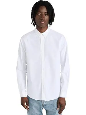 A.p.c. A. P.c. Oxford Button Down Shirt - White