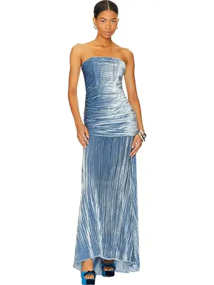 House Of Harlow 1960 X Benicia Gown - Light Blue