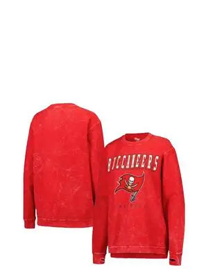 G-III 4HER BY CARL BANKS Tampa Bay Buccaneers Cord Pullover Sweatshirt - Red