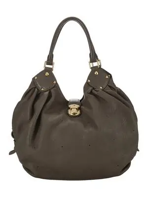 LOUIS VUITTON Monogram Mahina Large Tote - Grey