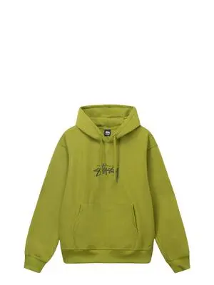 StÜssy Stock Logo Appliqué Hoodie - Green